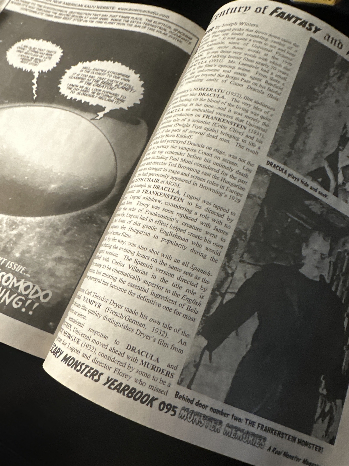 Scary Monster Memories Mag. No. 11 2003 Frankenstein Cover Sci-fi ...