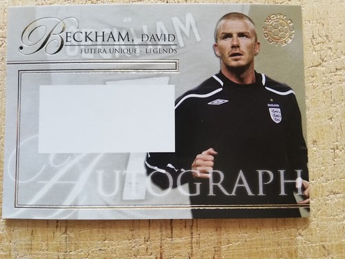 RARE! DAVID BECKHAM MAN. UNITED LEGEND FUTERA UNIQUE LEGENDS ...