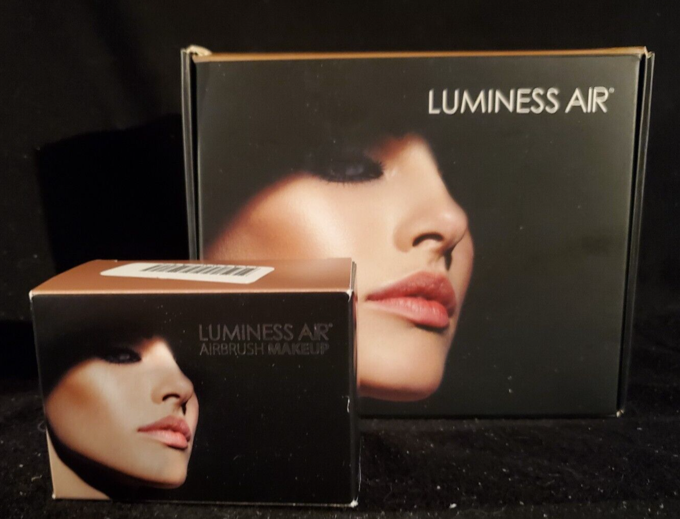LUMINESS AIRBRUSH MAKEUP SYSTEM LG-200RG / Open Box Unused with Makeup ...