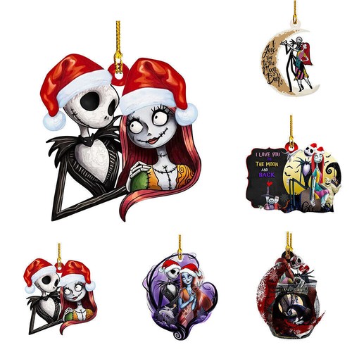 The Nightmare Before Christmas Jack&Sally Pendant Xmas Tree Hanging ...