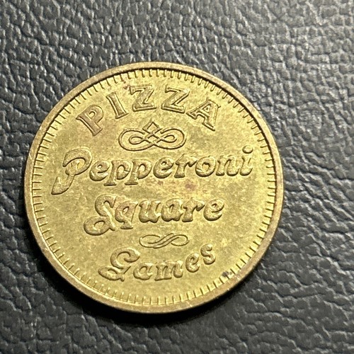 Pepperoni Square Pizza Games Game Video Arcade Token F47 | eBay
