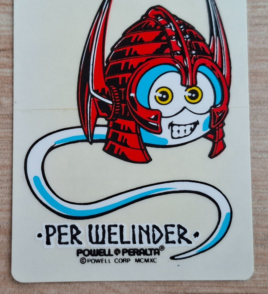VINTAGE 1990’S POWELL&PERALTA PER WELINDER STICKER OLD SCHOOL NOT A ...