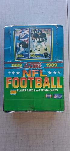 1989 Score Football Empty Box | eBay