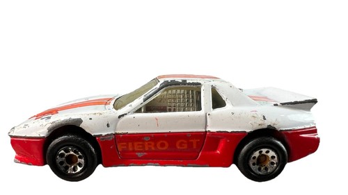 1987 MATCHBOX SUPERFAST #2 MB2 RED & WHITE PONTIAC FIERO | eBay