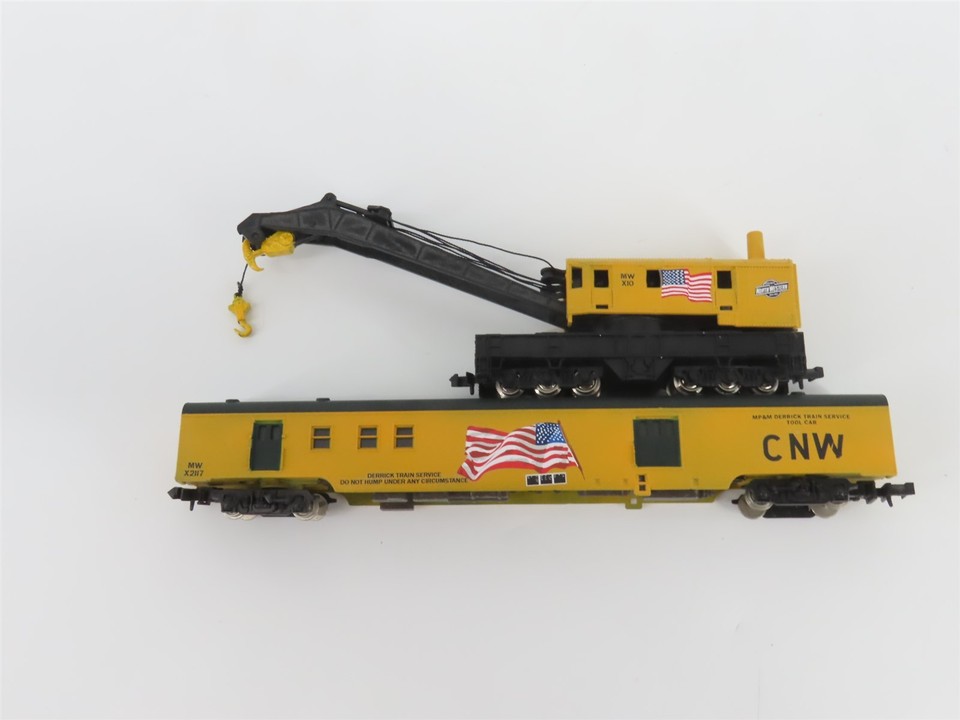 N TR Shops CNW Chicago Northwestern Maintenance 6-Car Trains Set Pro ...