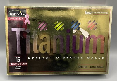 Sealed Intech Women Titanium Optimum Distance 15 Golf Balls Multicolor ...