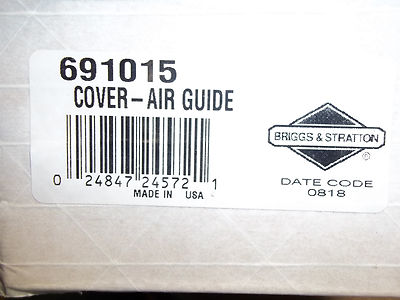 Briggs & Stratton Air Guide Cover Part# 691015 | eBay