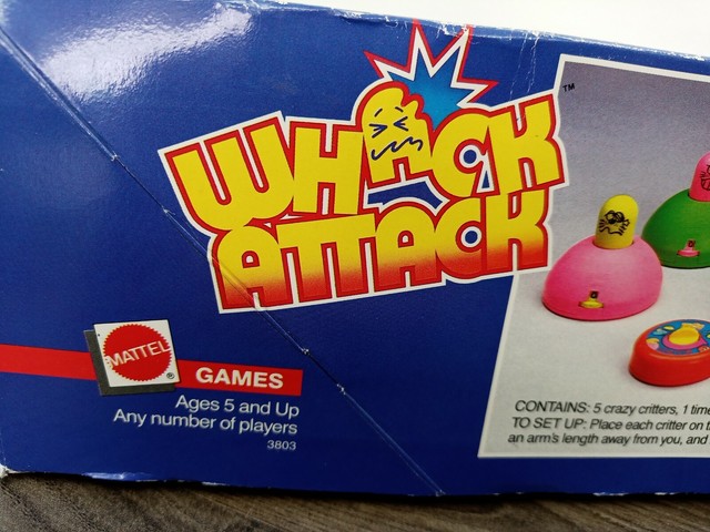 Whack Attack Game Mattel 3803 Vintage 1986 for sale online | eBay