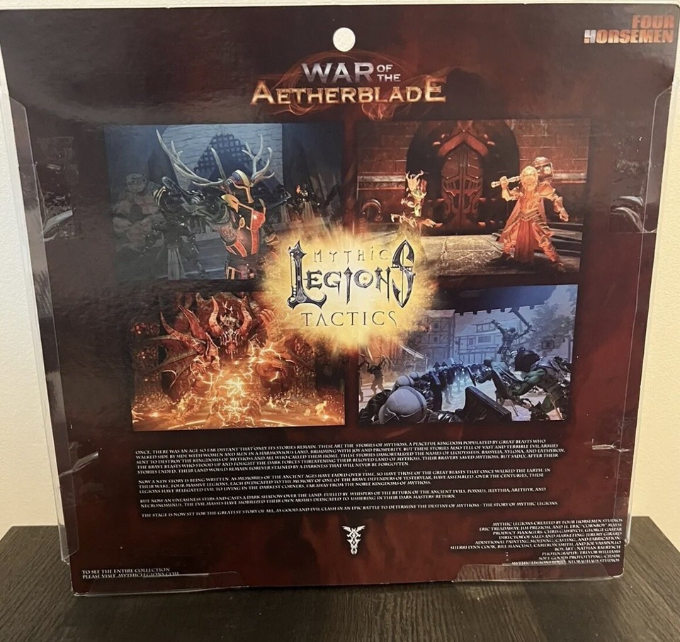 Mythic Legions Tactics: War Of The Aetherblade Male Orc Deluxe Legion ...