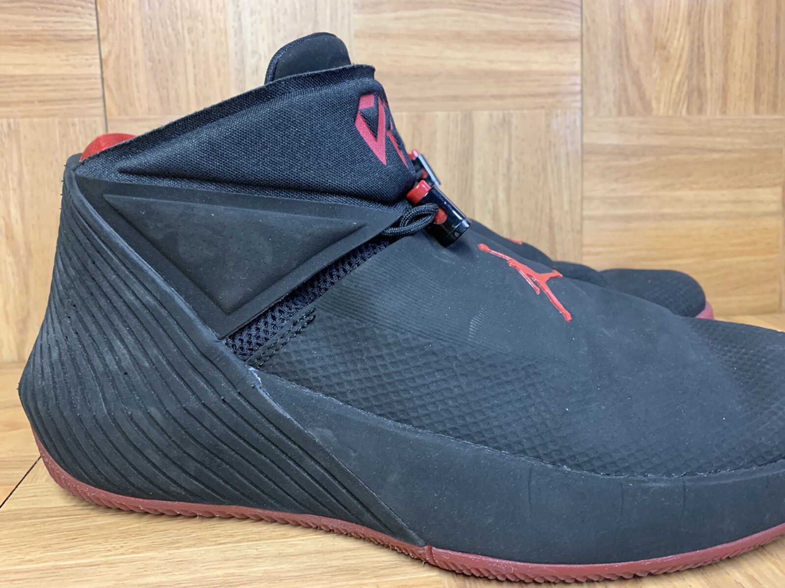 RARE🔥 Nike Air Jordan Why Not Zer0.1 Black Red Bred Sz 11 Mens Shoe ...