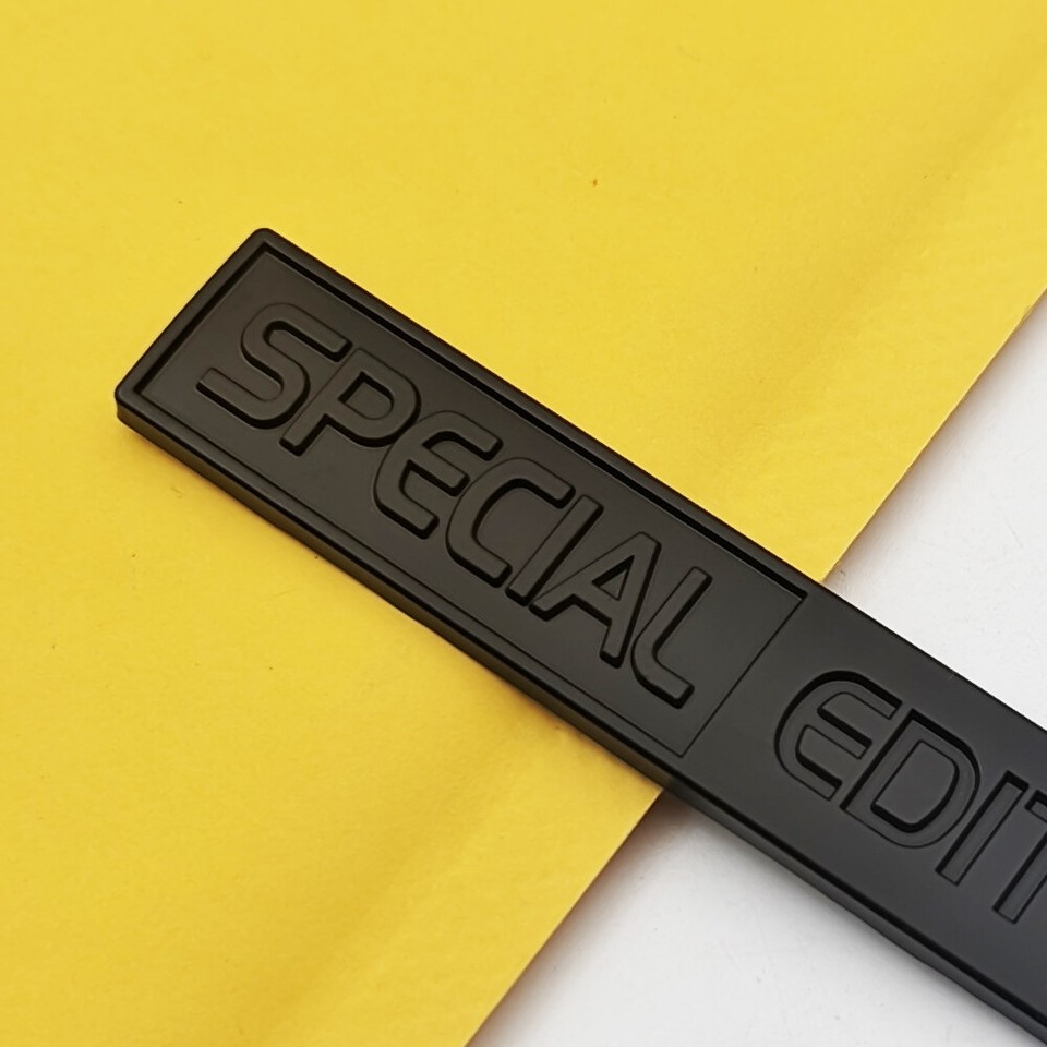 3D Matte Black Metal Special Ediiton Logo Racing Sport SUV Emblem ...
