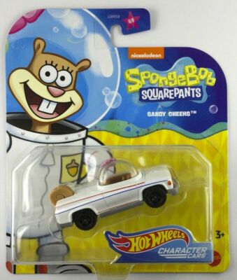 Hot Wheels Die-cast Metal Sponge Bob Squarepants Sandy Cheeks Character ...