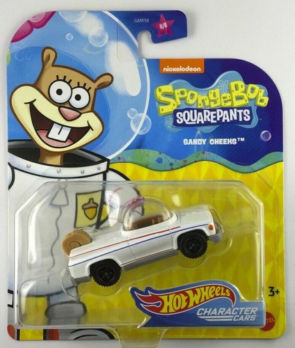 Hot Wheels Die-cast Metal Sponge Bob Squarepants Sandy Cheeks Character ...