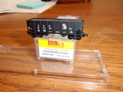 ZMicro-trains c 534 00 102 New N-scale Chesapeake & Ohio Hopper #137259 ...