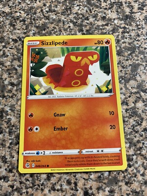 Sizzlipede 046/264 Common | SWSH: Fusion Strike | Pokemon Card | eBay ...