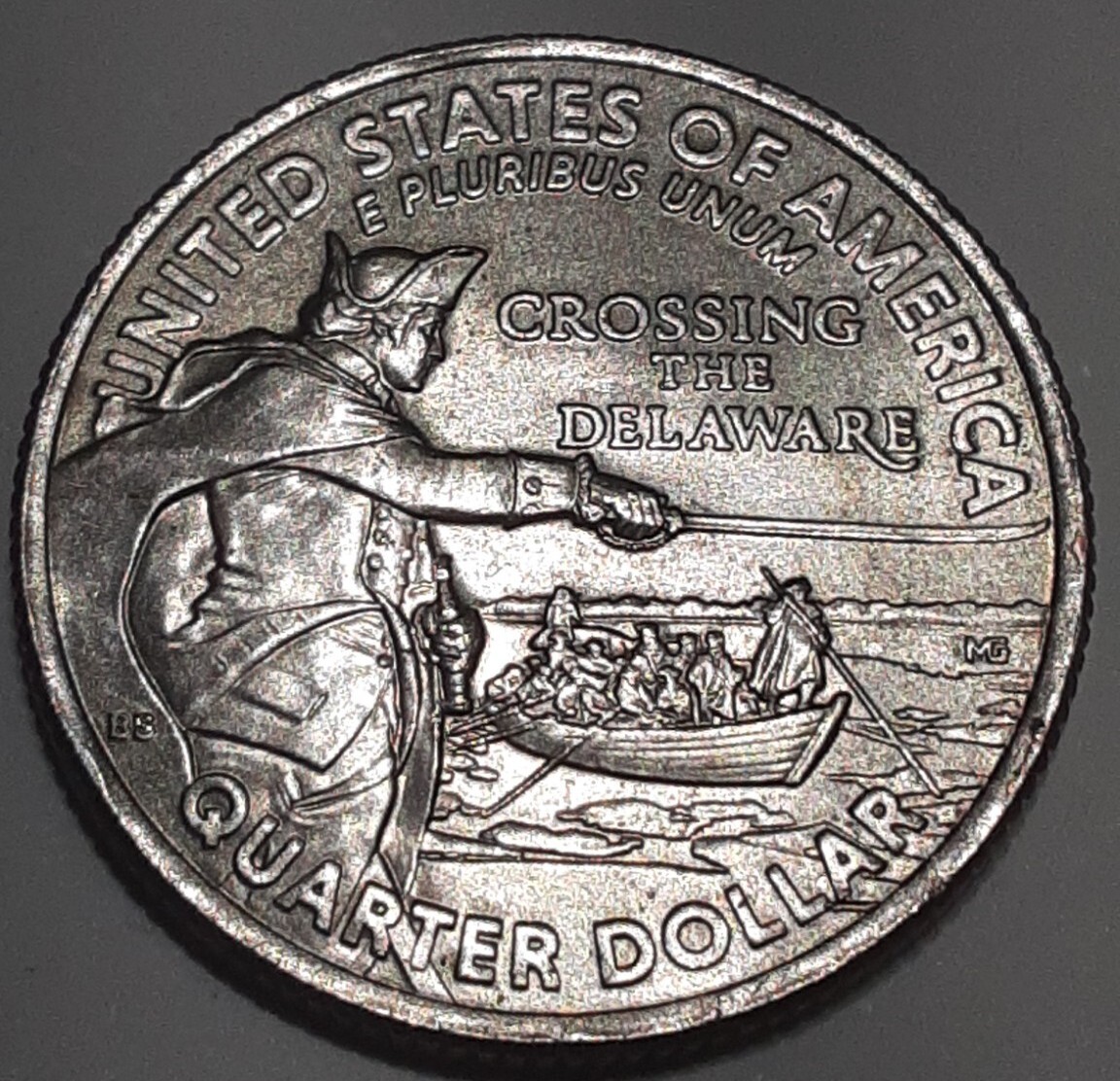 2021 P Washington Crossing The Delaware Quarter rim CUD error | eBay