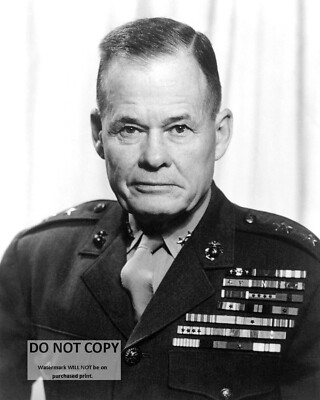 LT. GEN. LEWIS BURWELL "CHESTY" PULLER U.S. MARINES - 8X10 PHOTO (MW798 ...