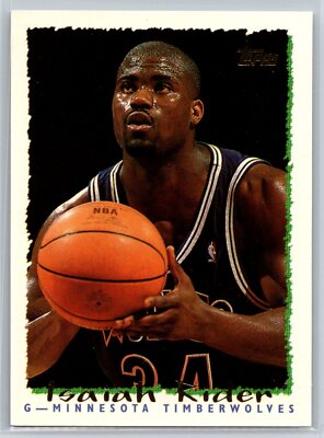 1994-95 Topps Isaiah Rider Minnesota Timberwolves #115 | eBay
