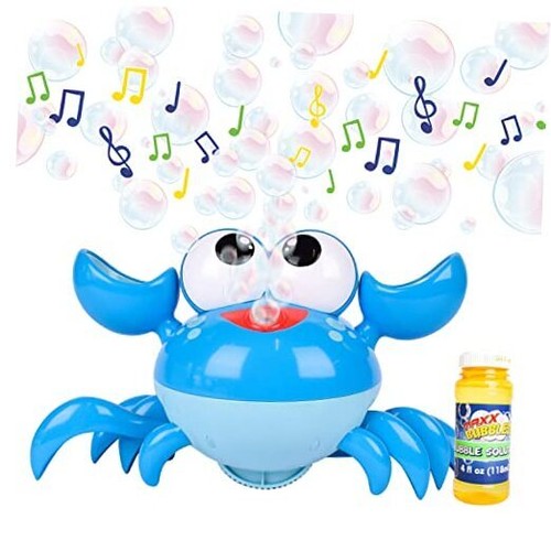 Dancing Crab Bubble Machine - Moving Bubble Blower for Kids | Lights Up ...