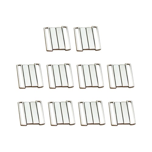 10x Bra Hook Closure Bar Clips Clasps Replacement Garment Clasps Waist ...