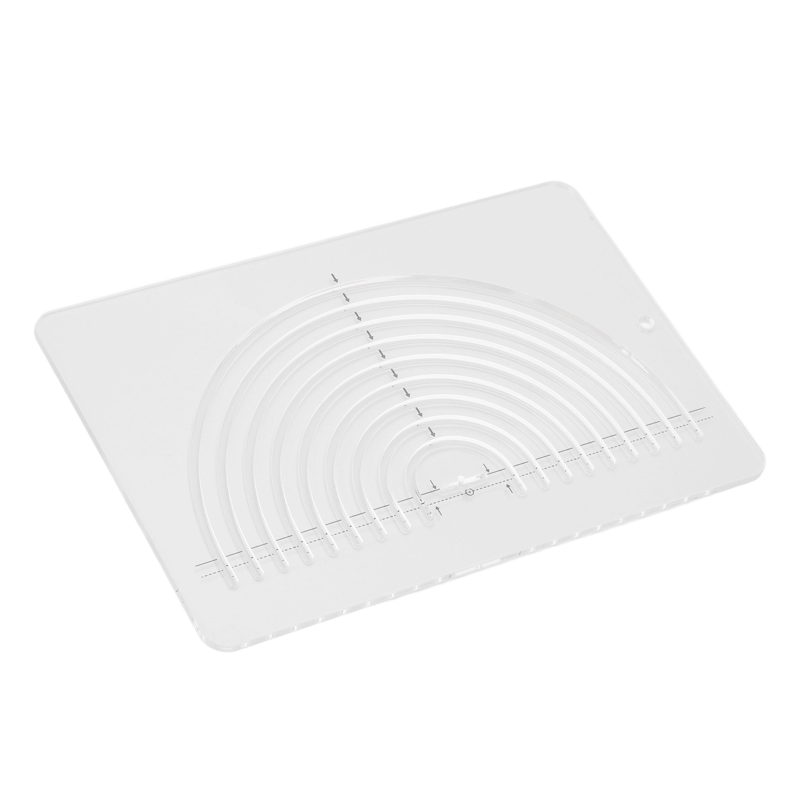 Circle Quilting Ruler Semicircle Durable Clear Acrylic Highly Accurate ...