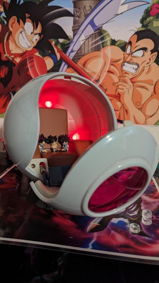 Dragon Ball Z Space Pod - Baby Broly Goku Vegeta | eBay