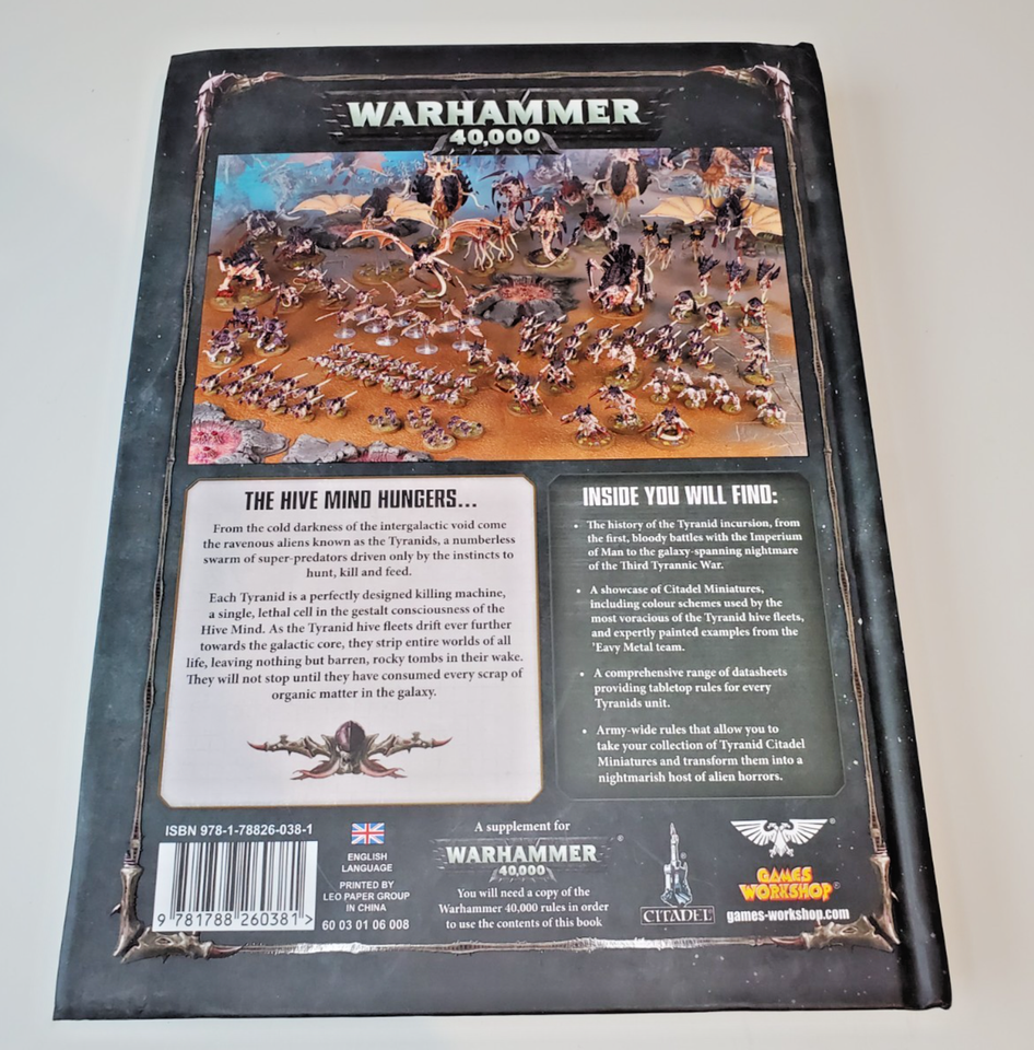 40k Tyranids Codex 8th Edition Games Workshop Warhammer | eBay