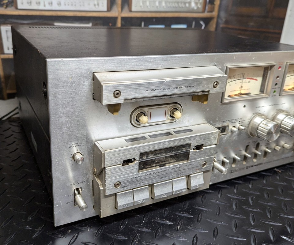 Pioneer CT-F1000 cassette deck with large analog VU meters | eBay