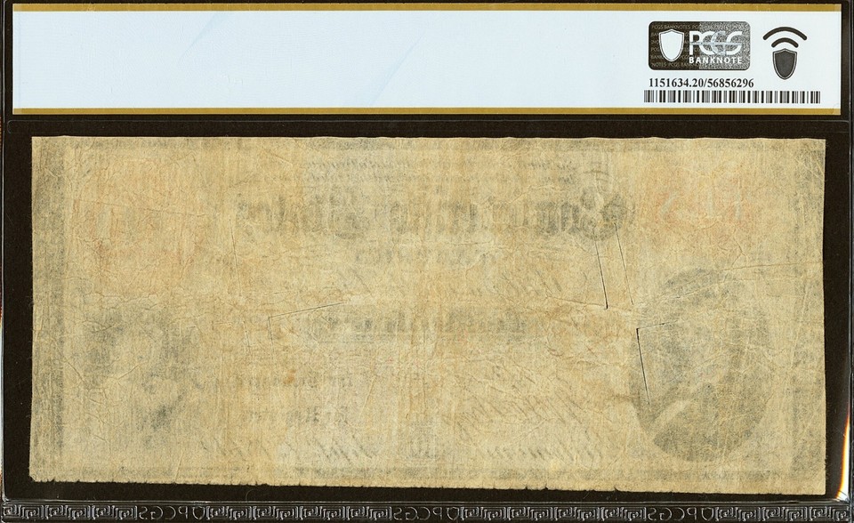 1861 $10 Confederate States of America T-24 PF-1 CR-156 PCGS Very Fine ...
