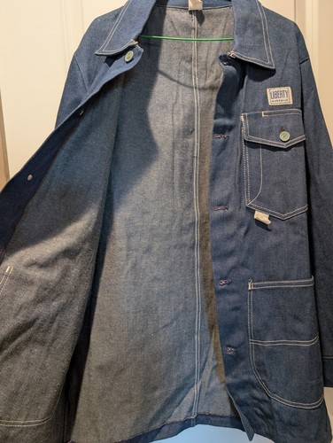 LIBERTY OVERALLS Payday Coat? Chore Jacket Men's Size 40 | eBay