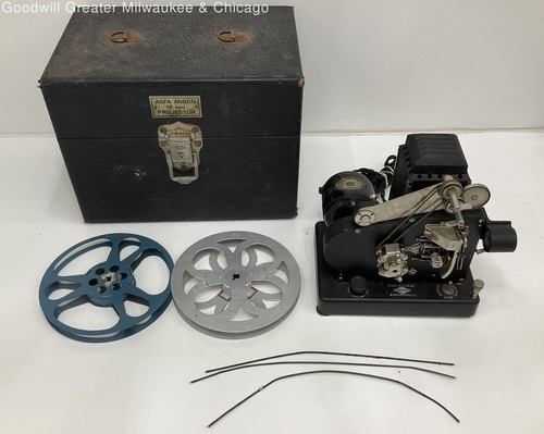 VTG AGFA Ansco 16mm Film Projector Model 35125 w/ Carry Case | eBay