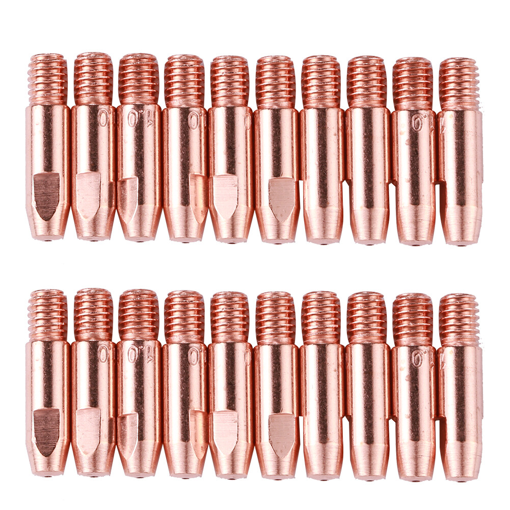 20pcs MIG Gas Torch Welding Nozzles Weld Semi-Automatic Contact Tip 1 ...