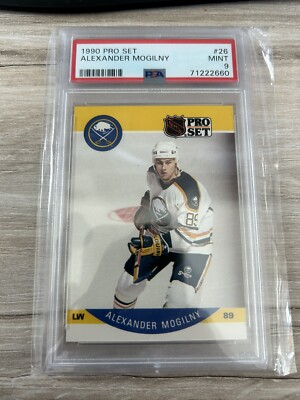 1990 Pro Set #26 RC ALEXANDER MOGILNY Rookie GRADED MINT PSA 9 | eBay