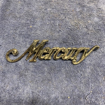 1974 1975 MERCURY SCRIPT Emblem D4GB-6542550-AA FOMOCO | eBay