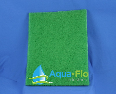 Aqua-Flo Pond Green Filter Mat/Media/Pad 19"x24" -koi-fish-water-medium ...
