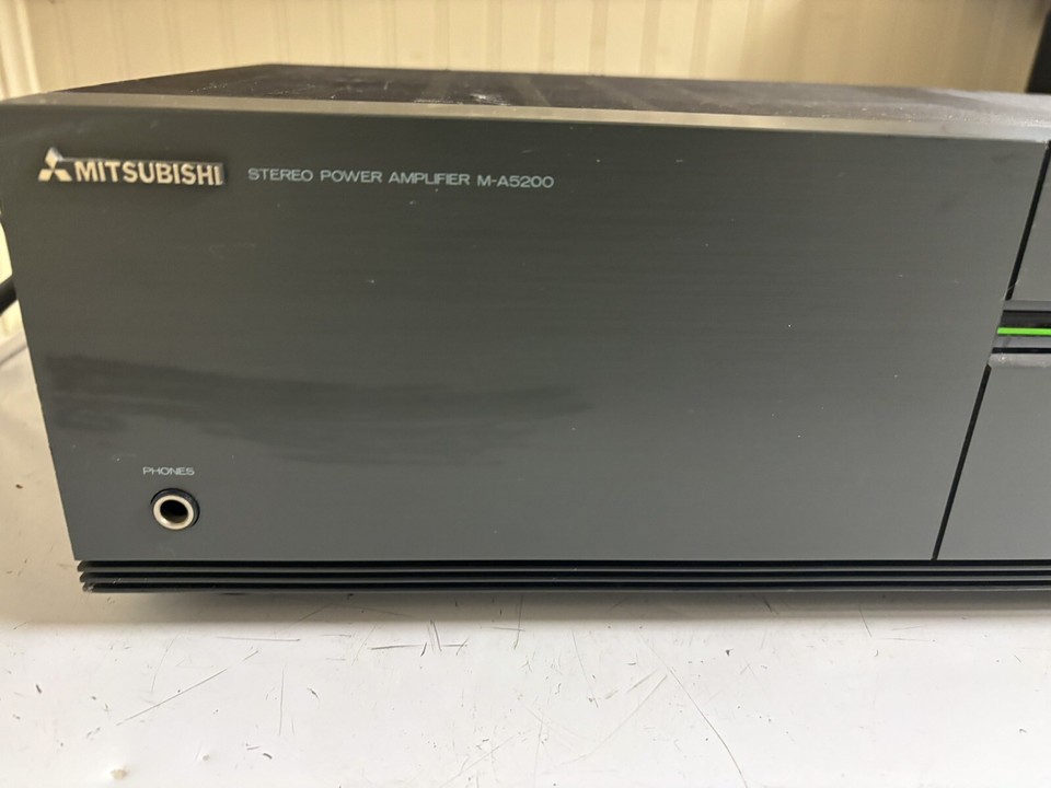 Mitsubishi M-A5200 Stereo HIFI Power Amplifier 100W/Ch Tested | eBay
