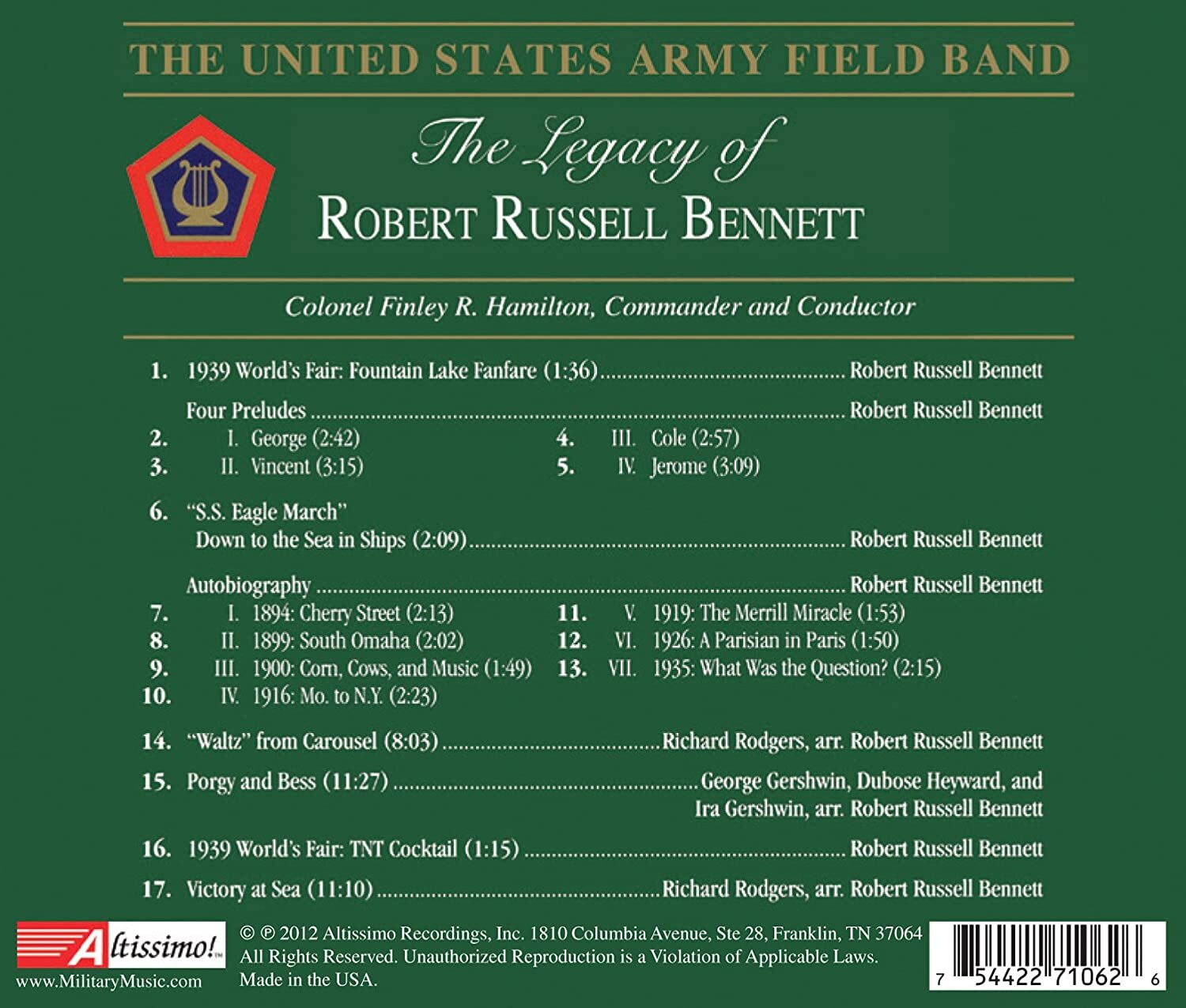 ROBERT RUSSELL BENNETT 754422710626 | eBay