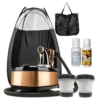 HVLP Spray Tanning Machine - Sunless Spray Tan Kit with Tent, Airbrush ...