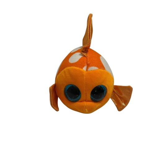 TY Beanie Boos Sami Orange Goldfish Fish 6" Plush Stuffed Animal ...