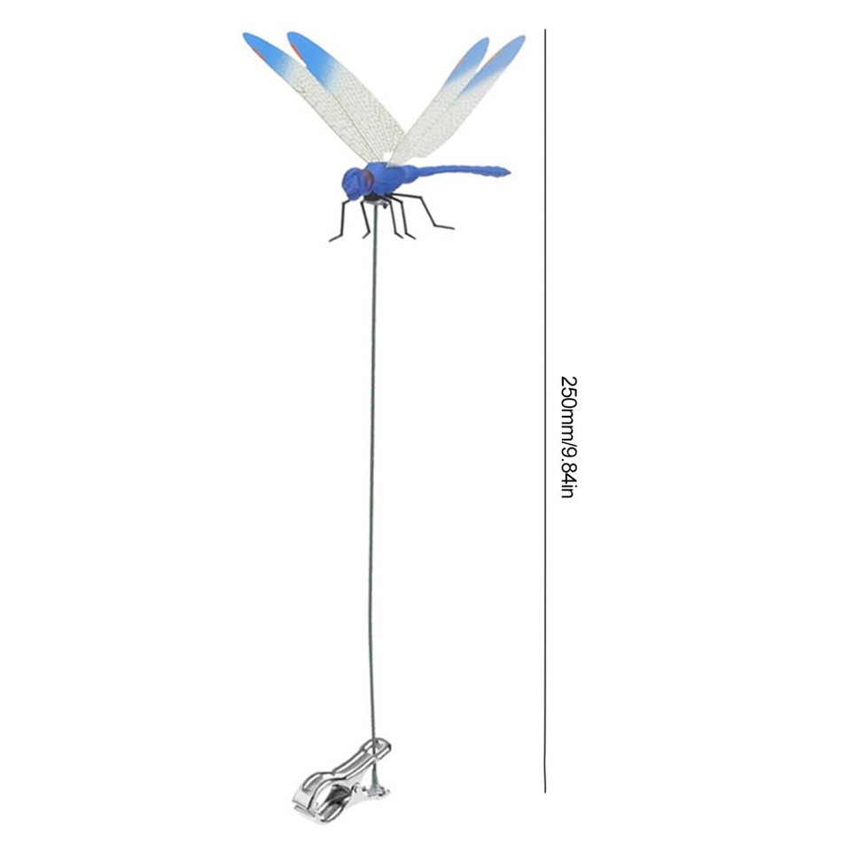 Artificial Dragonfly Decor 3D PVC Delicate Creative for Deer Horse Fly ...