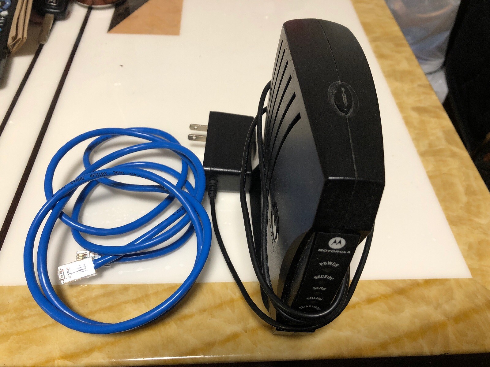 Motorola SURFboard Cable Modem SB5101 With Ethernet Cable 612572148273 ...