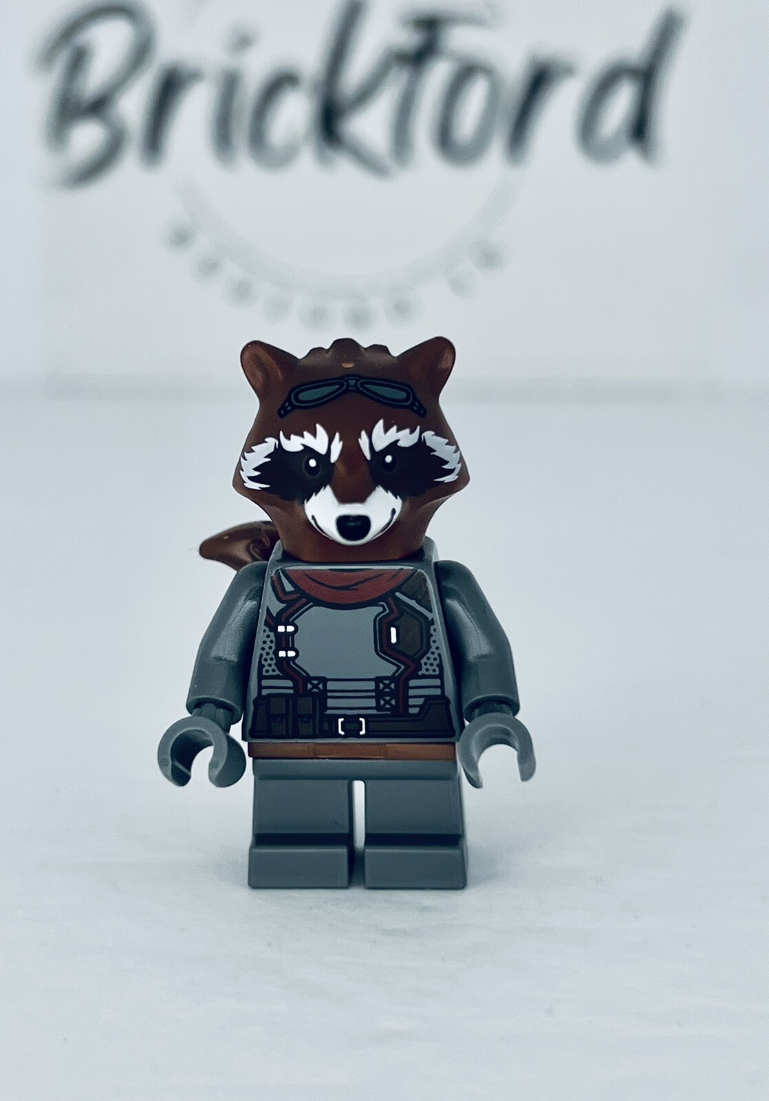 New LEGO Rocket Raccoon Minifigure sh742 Marvel Guardians of the Galaxy ...