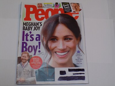 People Magazine May 20 2019 Meghan Prince Harry Randy Travis Baby ...