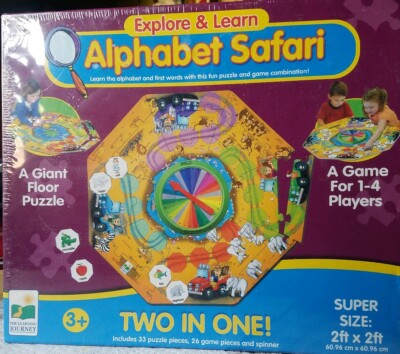 EXPLORER AND LEARN ALPHABET & SAFARI GAME PUZZLE THE LEARNING JOURNEY ...