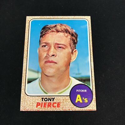 1968 Topps #38 TONY PIERCE Oakland Athletics EXMT *JY06A | eBay