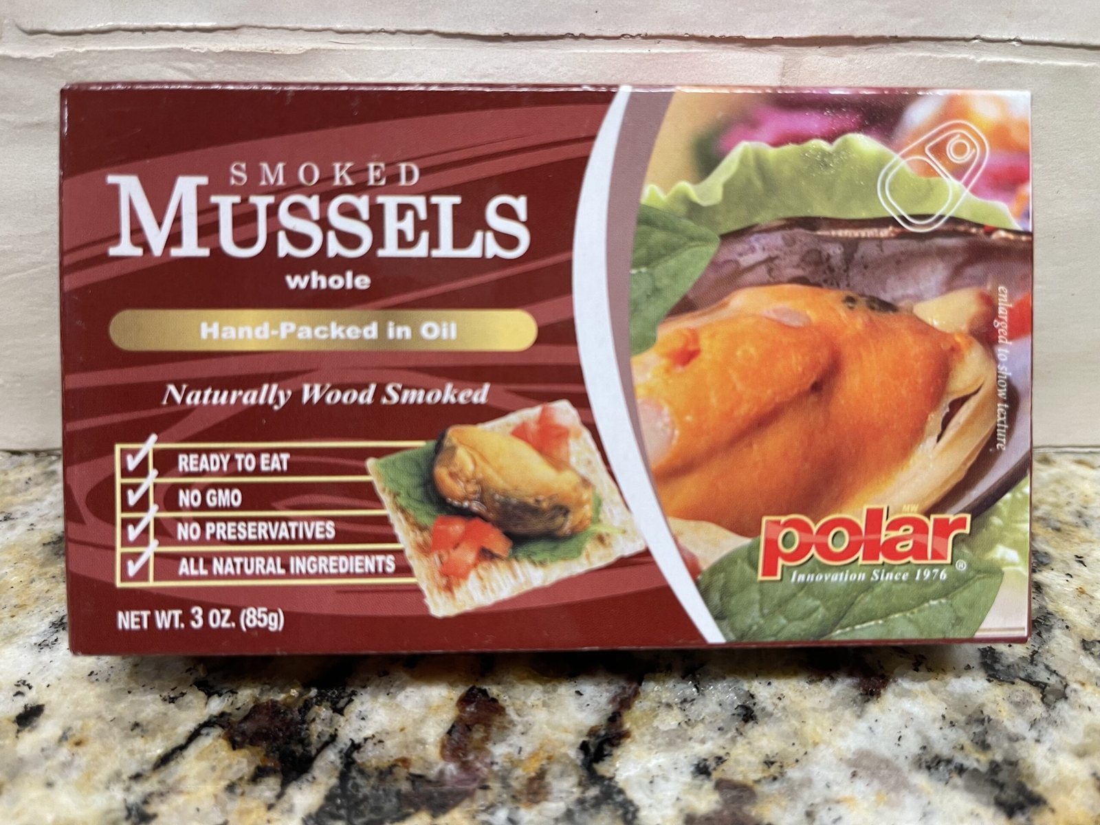 MW Polar Foods Fancy Whole Smoked Mussels 3 oz Tin Sardines Fish | eBay
