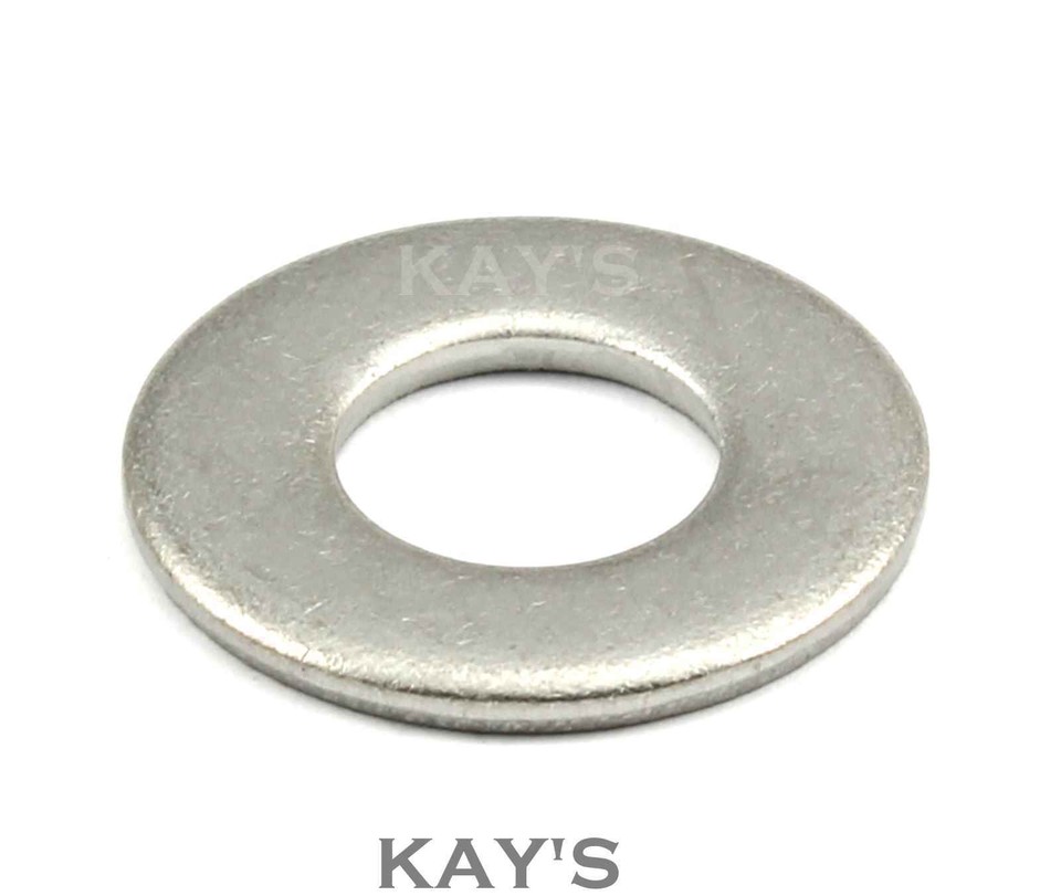 M4 M5 M6 M8 M10 M12 M16 FORM C WASHERS A2 STAINLESS STEEL WIDE FLAT ...