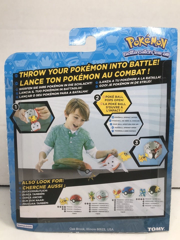 Froakie Pokemon Throw N Pop Poke Ultra Ball Action Figure Kids Toy 2016 ...