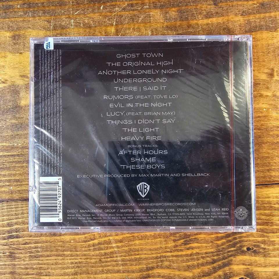 Adam Lambert The Original High CD 2015 *Deluxe Edition* - New & Sealed ...
