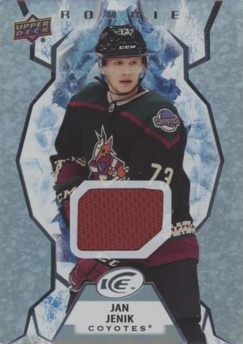 2021-22 Upper Deck Ice - Rookie Jan Jenik #117 Jersey Relics (MEM, RC ...